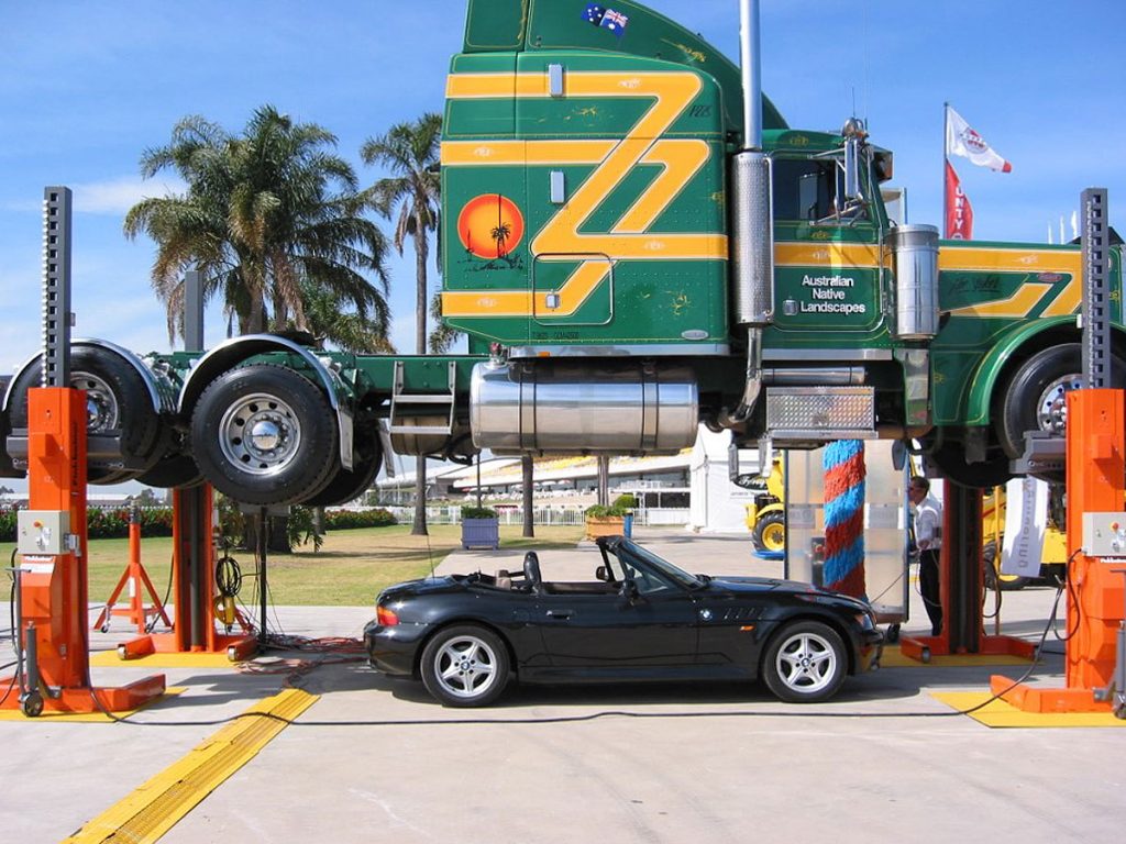 EHB707 mobile column hoist | Hartex Engineering