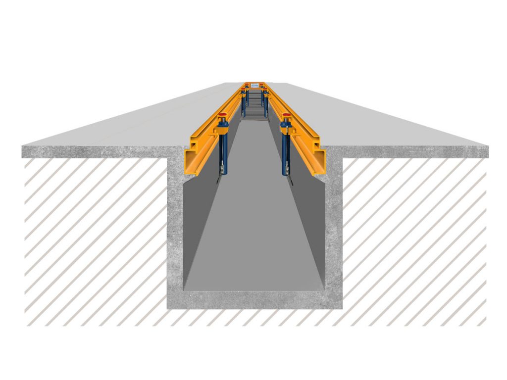 Steel Inspection Service Pits for Workshops | HARTEX®